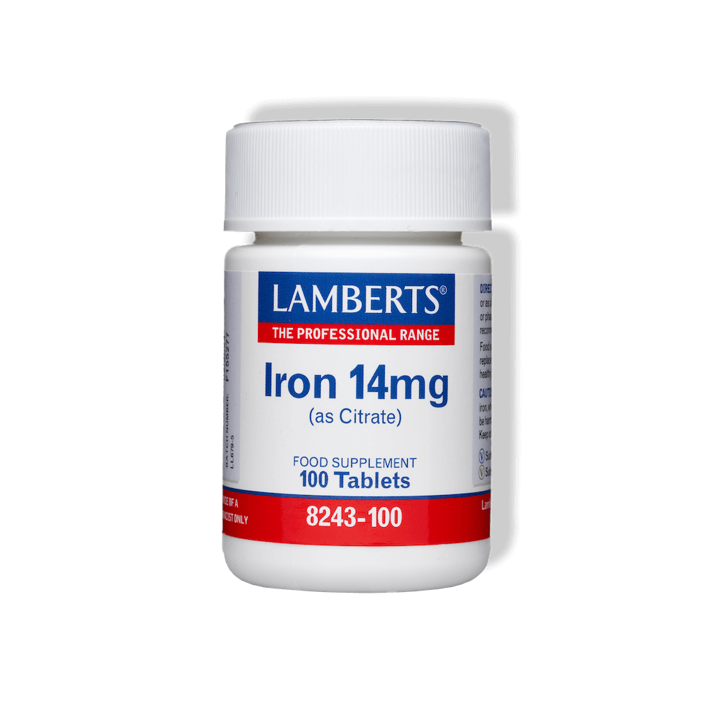 Geležis (citratas) 14 mg | Lamberts Lietuva